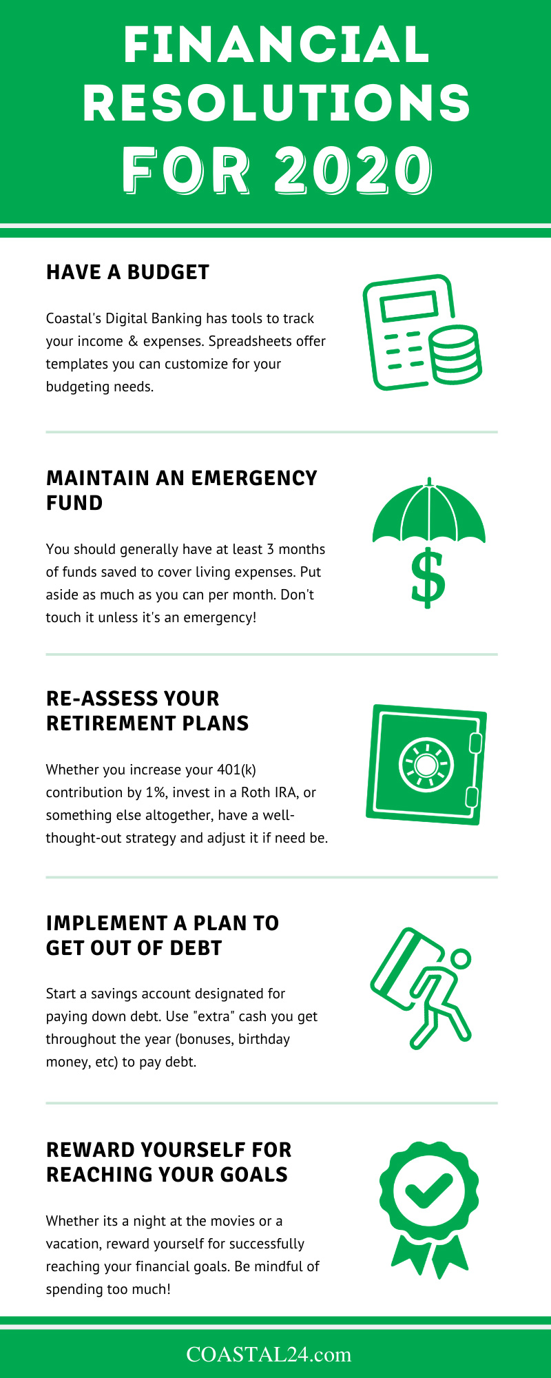 Coastal Credit Union | Member Tips | Financial Resolutions for the New Year